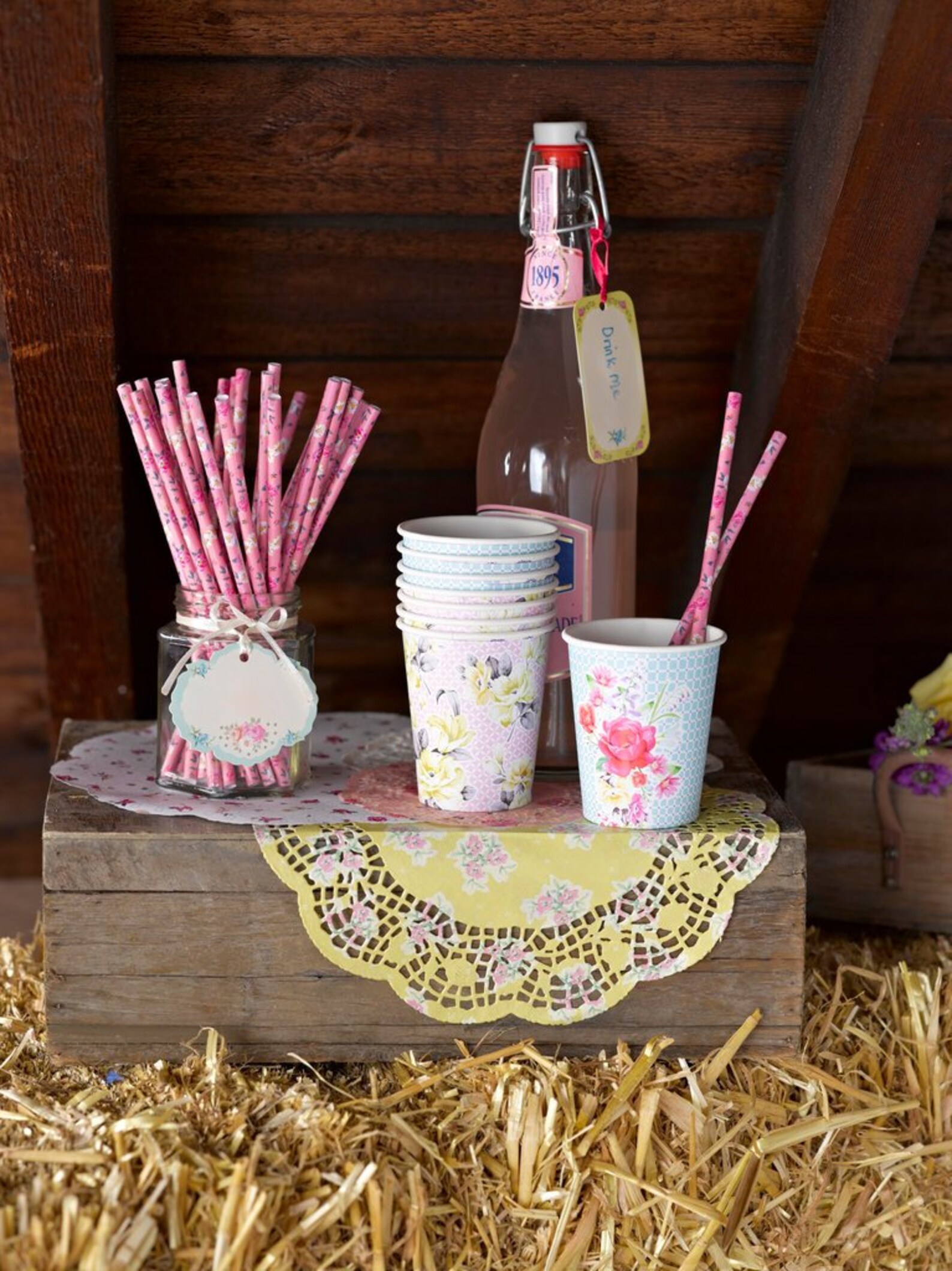 Floral Paper Cups Tea Party - Etsy