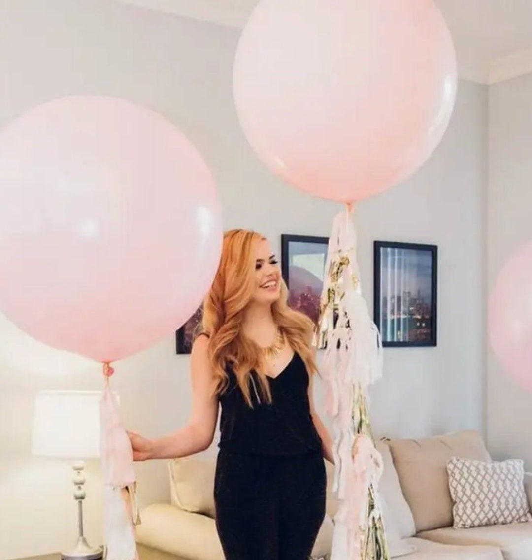 Giant Soft Pink Balloon - 36 Inch - Etsy