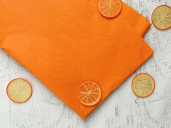 Little Cutie Tangerine Tissue Paper by EnFete | Catch My Party