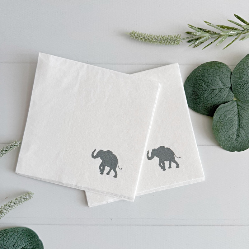 Elephant Napkins - Etsy