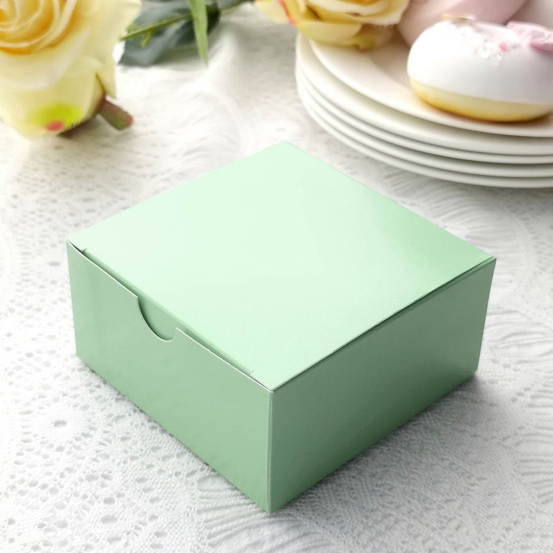 Sage Cake and Donut Boxes - Sage/mint - Etsy