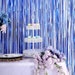 Royal Blue Fringe Backdrop Curtain - Etsy
