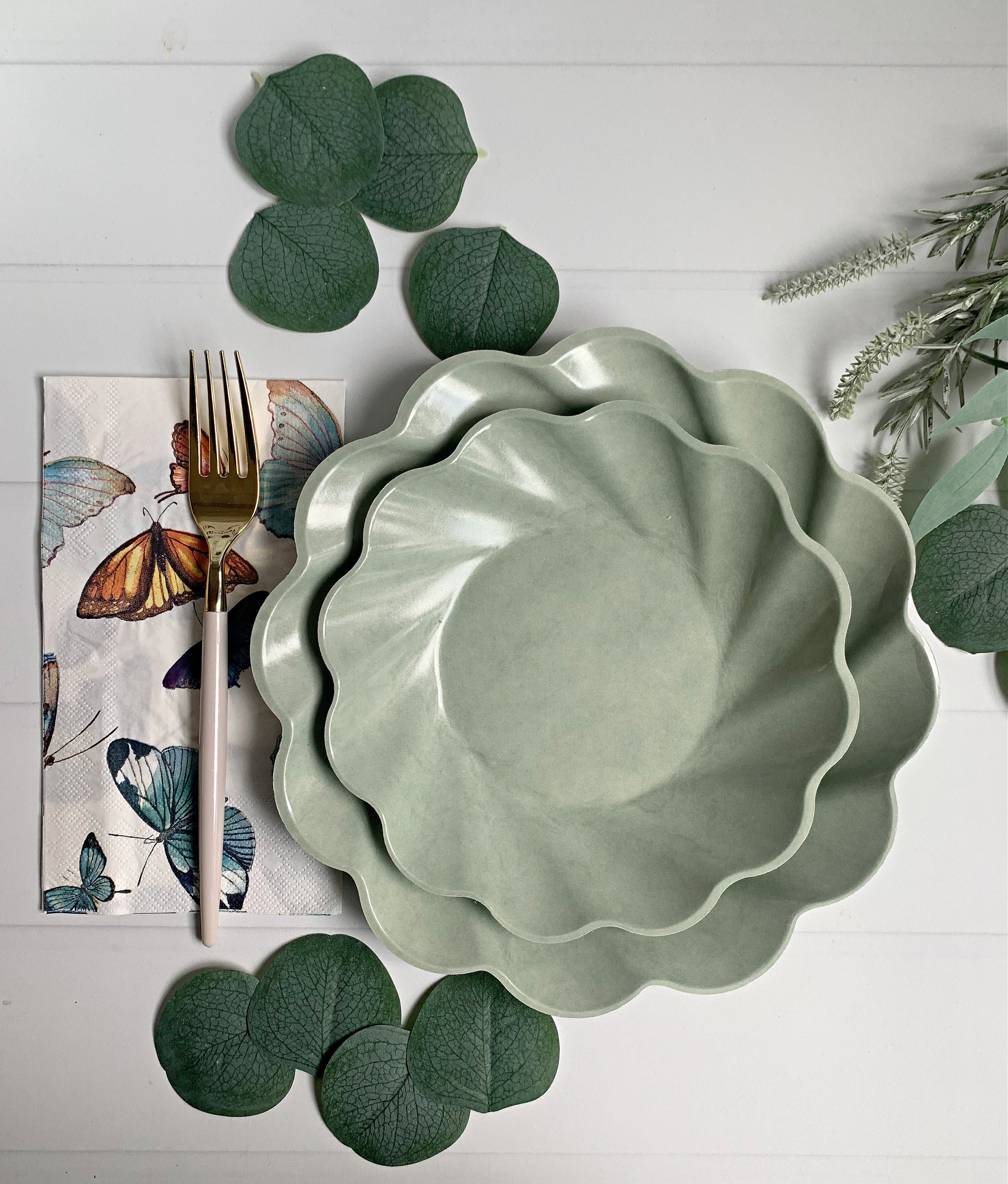 Sage Floral Gable Boxes - Set of 10 - Etsy