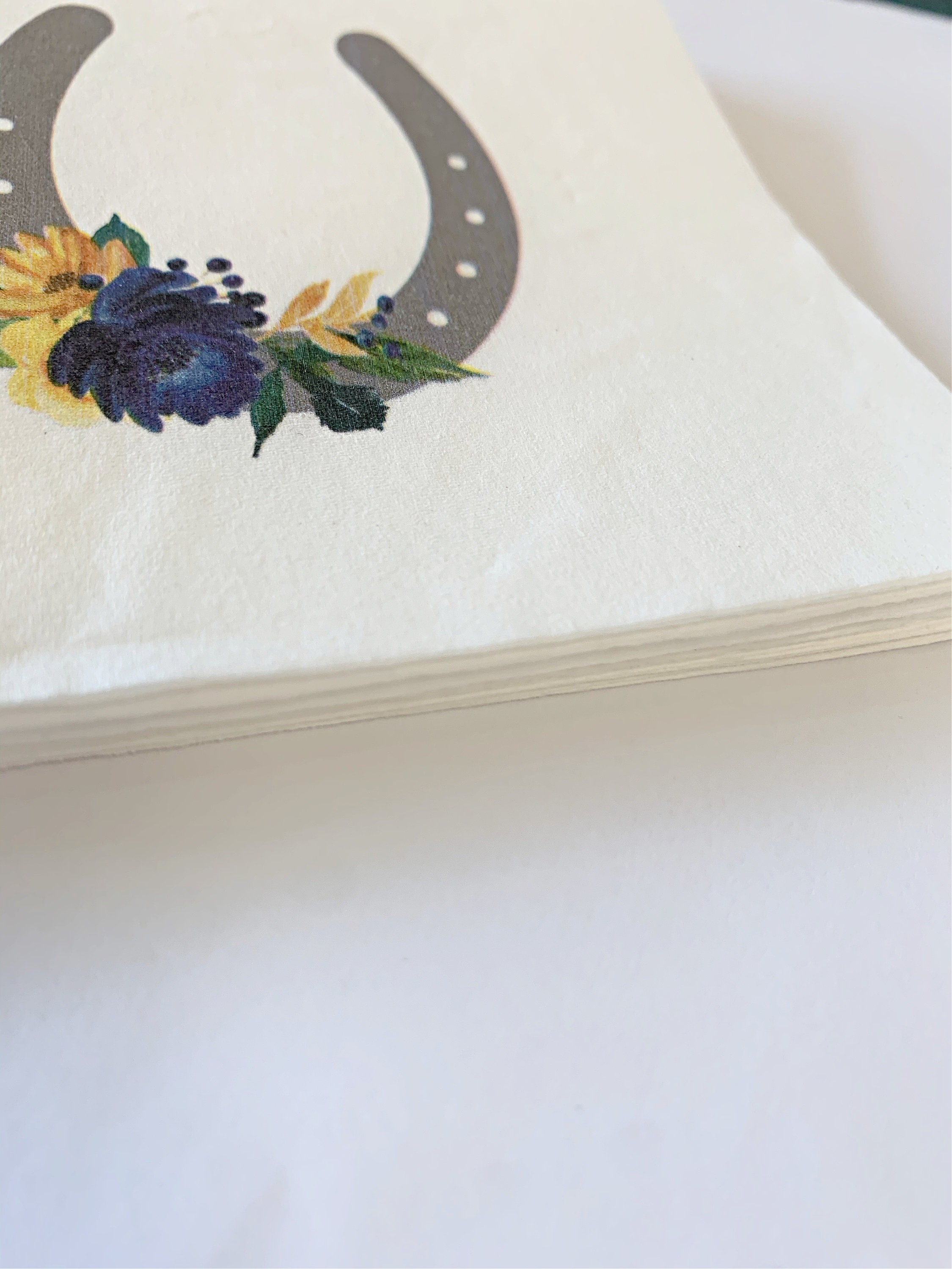 Kentucky Derby Napkins Navy and Yellow Roses | Etsy