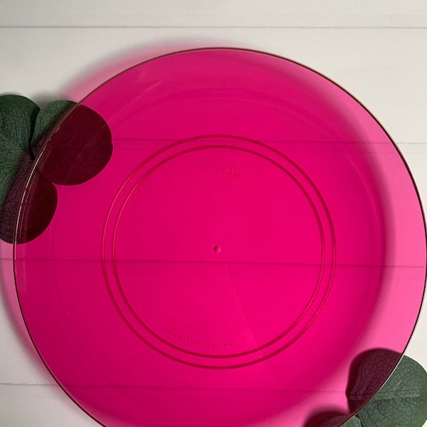 Hot Pink Dinner Plates - Etsy