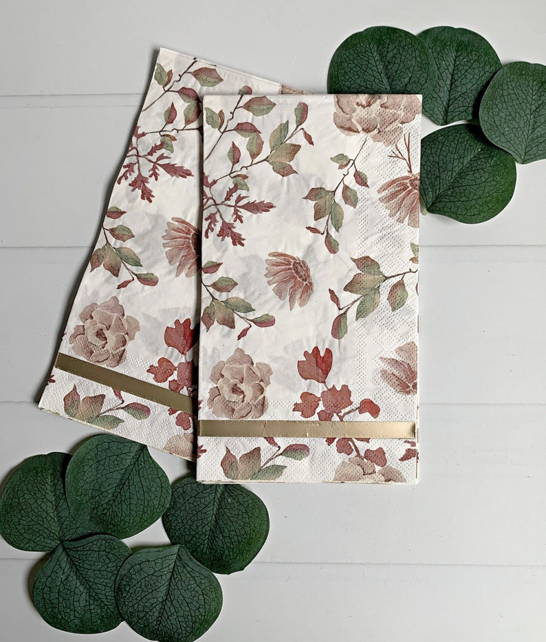 Thanksgiving Moody Fall Paper Dinner Napkin - Etsy