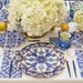 Moroccan Blue Paper Salad Plates - Etsy