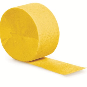 Streamers for Backdrops - Yellow - Etsy