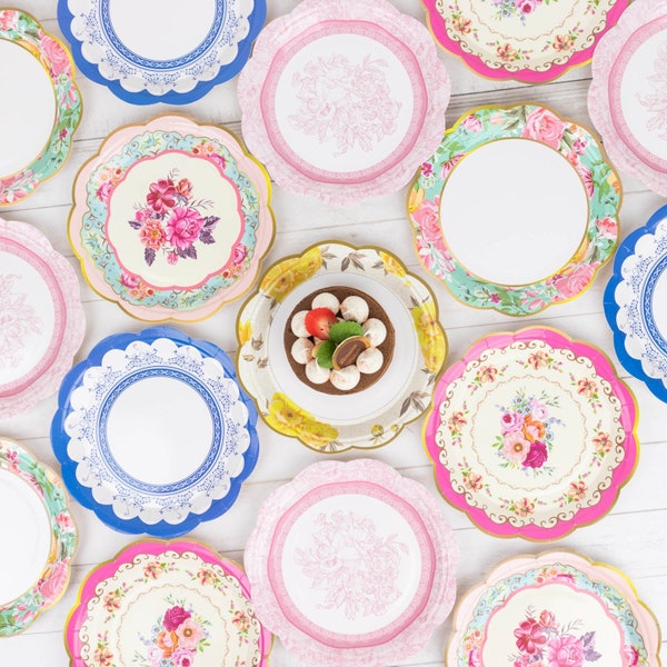 Fancy Paper Plates - Etsy