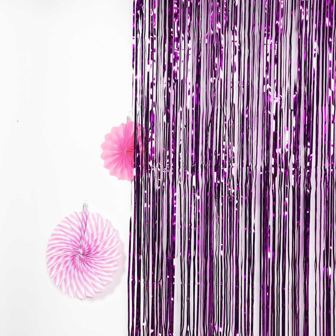 Purple Bachelorette Backdrop Curtain: Showgirl Style - Etsy