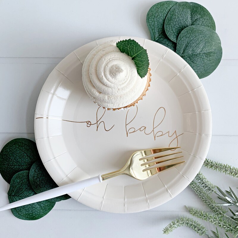 Baby Shower Plates - Etsy
