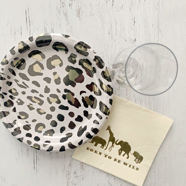 Leopard Print Plates - Etsy