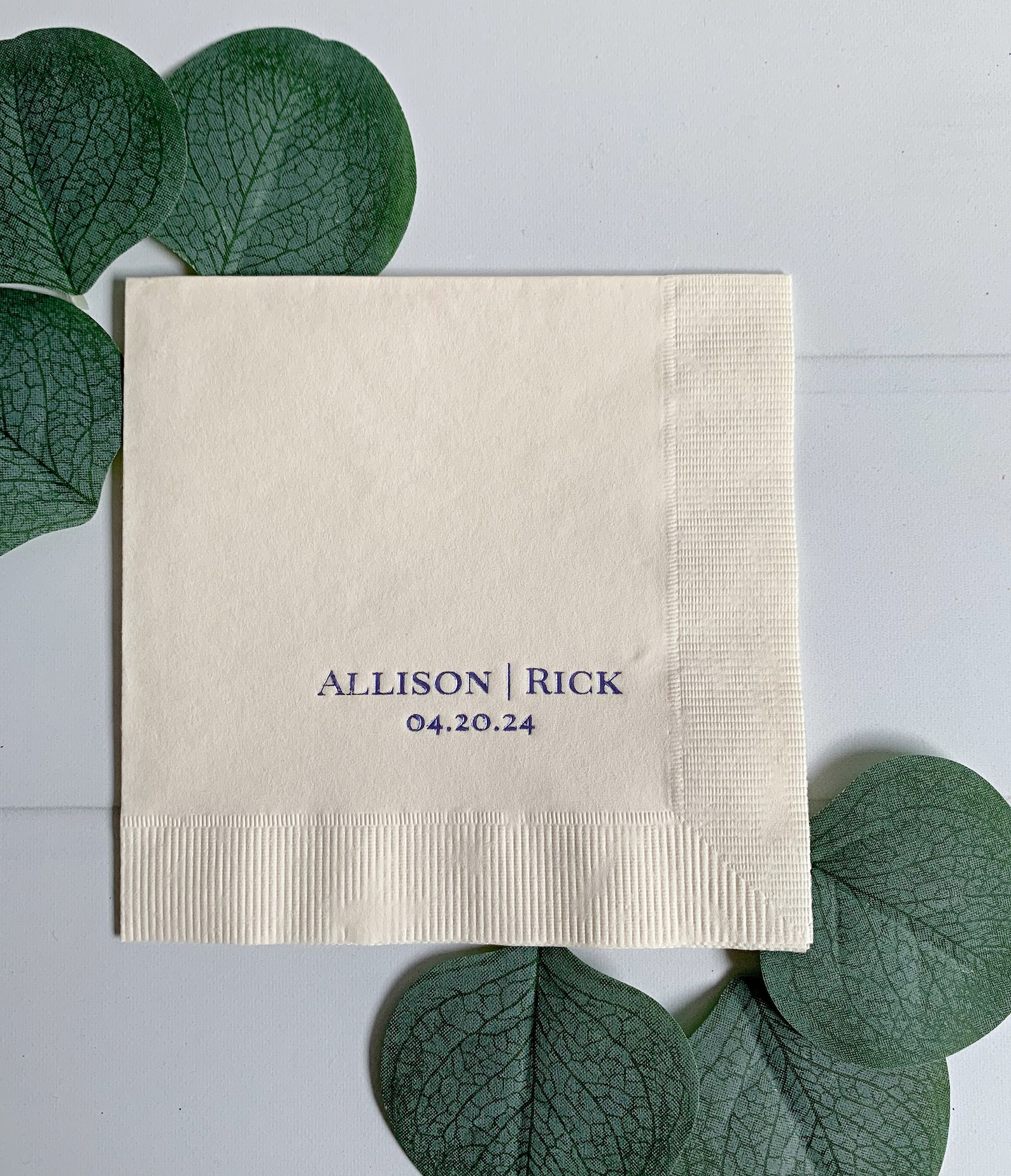 Personalized Wedding Cocktail Napkins - Etsy