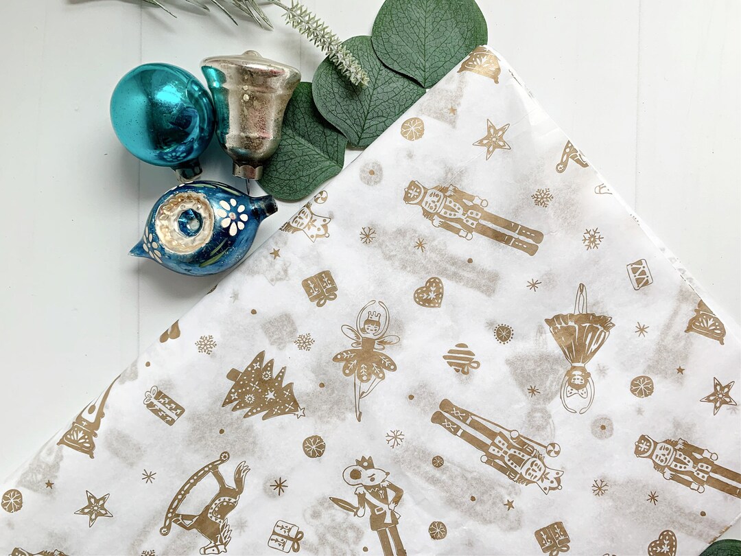 Nutcracker Tissue Paper - Set of 10 Sheets for Christmas Present ...