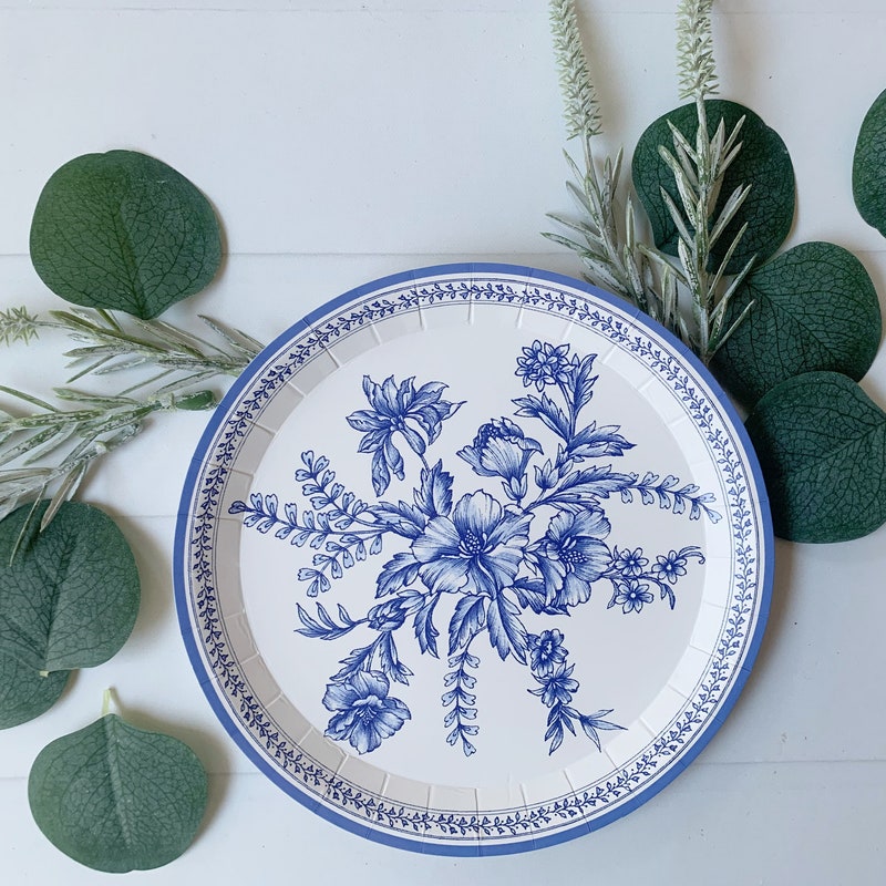 Floral China Plates - Etsy
