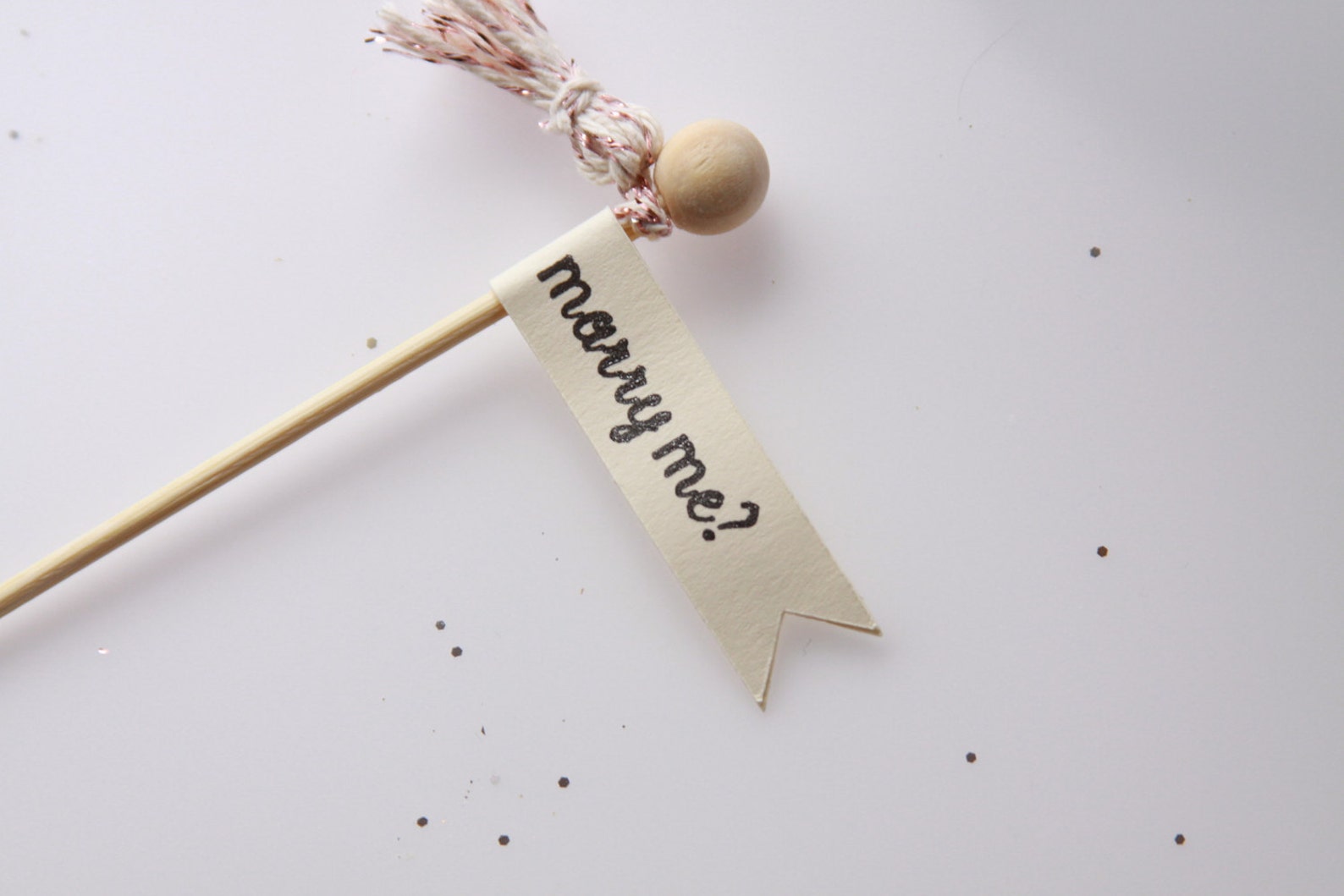 Marry Me Surprise Her Proposal Idea Cupcake or Tiny Cake | Etsy