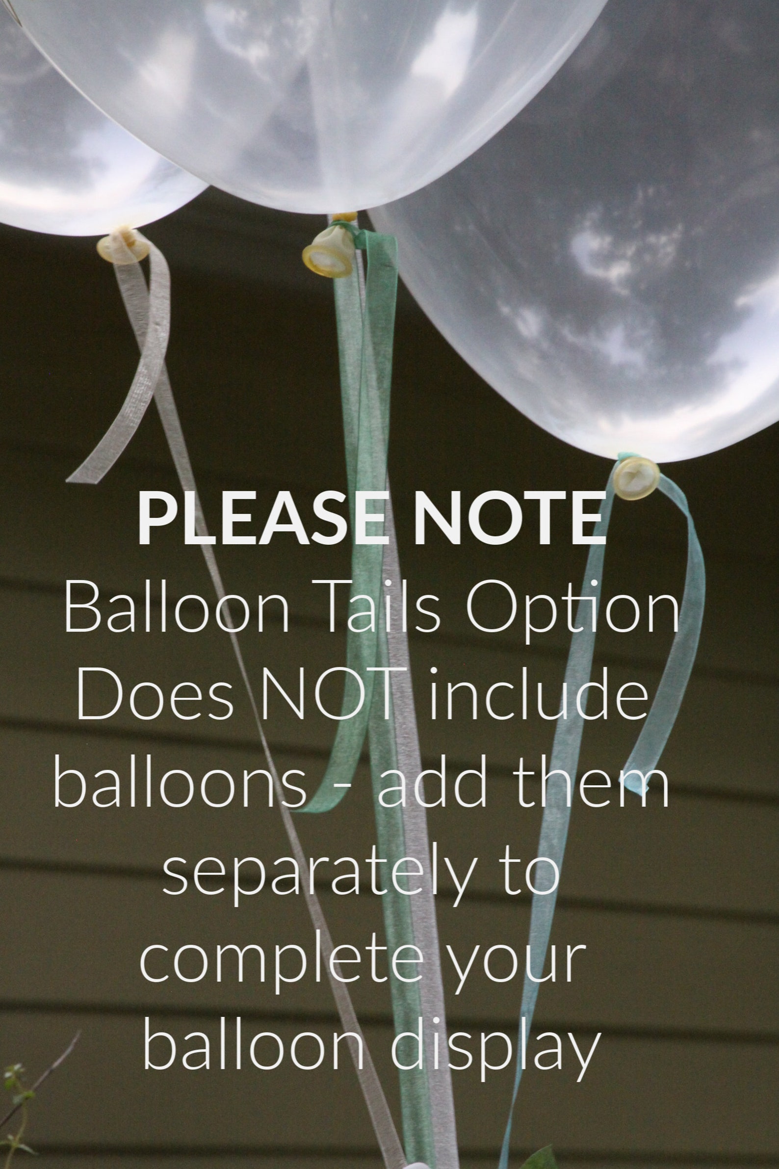 Balloon Tails Set of 5 | Etsy