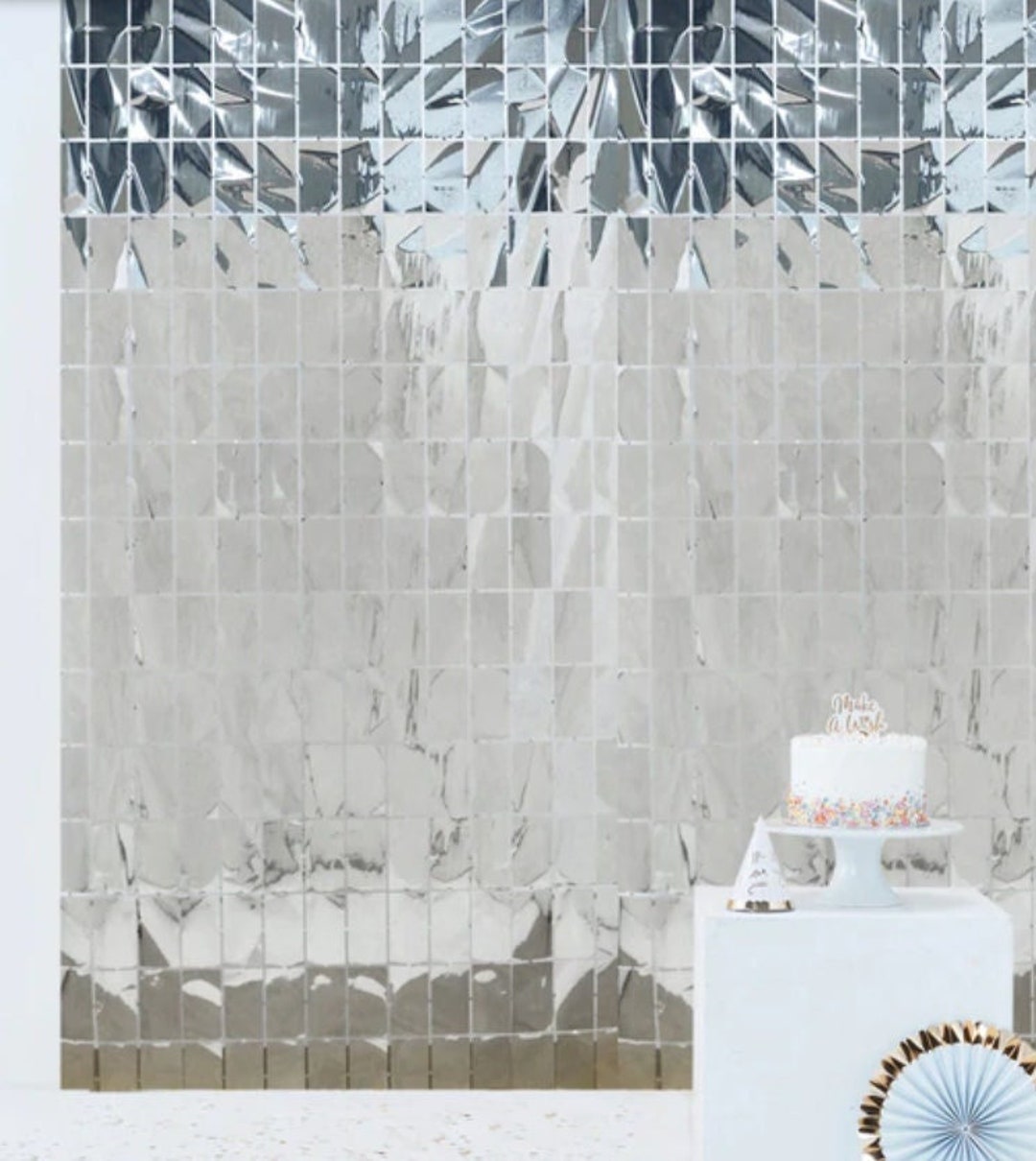 Disco Tile Backdrop Curtain - Etsy