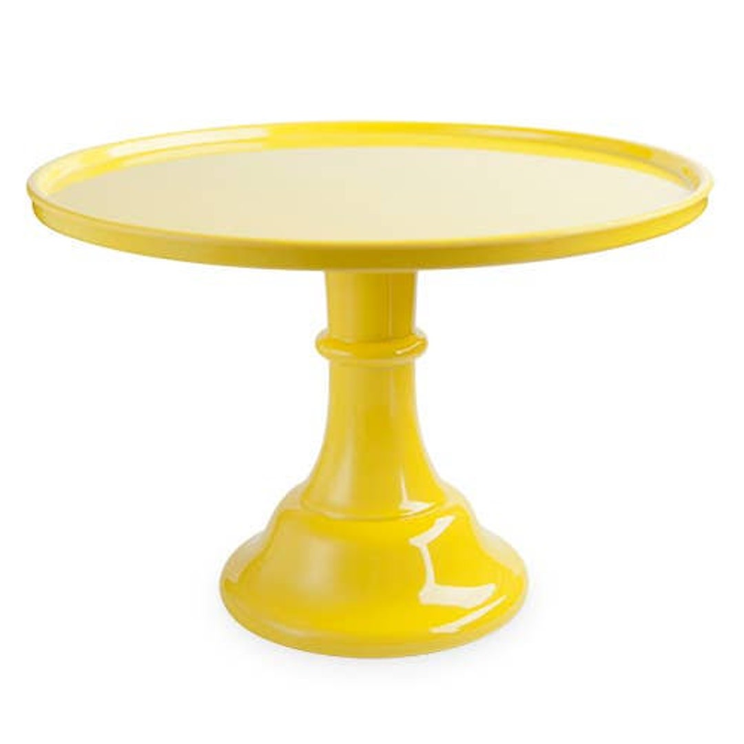 Yellow Cake Stand - Etsy