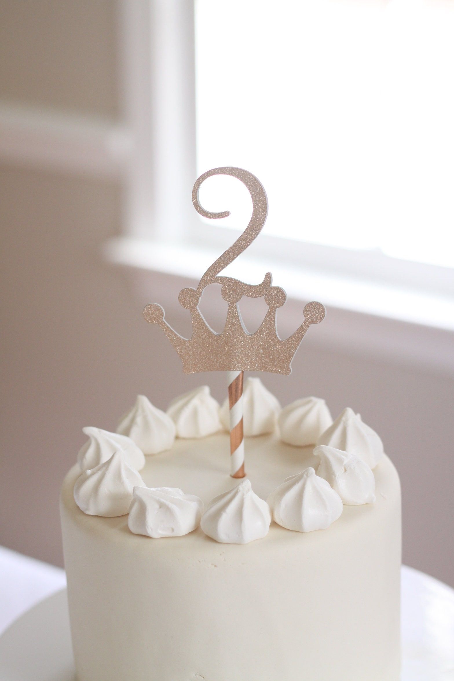 2nd Birthday Cake Topper - Etsy