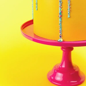 Hot Pink Cake Stand for Parties and Weddings - Etsy