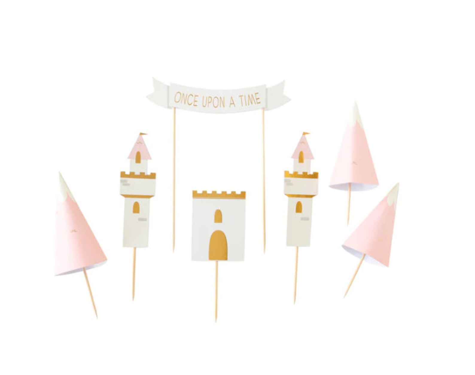 Princess Castle Cake Topper Set - Etsy