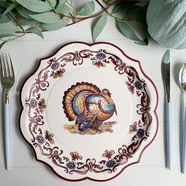 Turkey Plates - Etsy