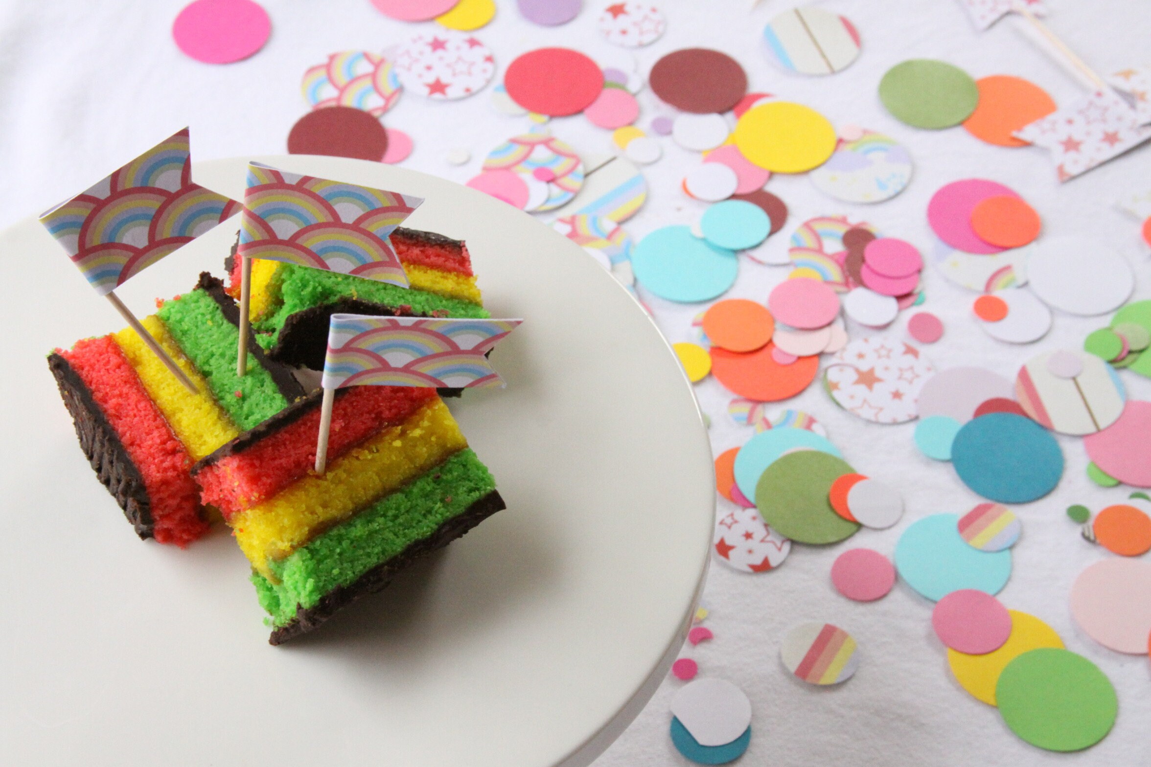 Rainbow Confetti | Etsy