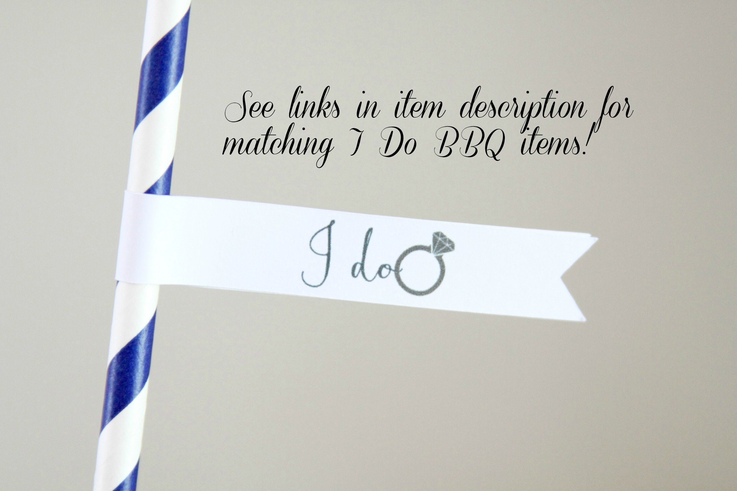 I Do BBQ Tags - Etsy