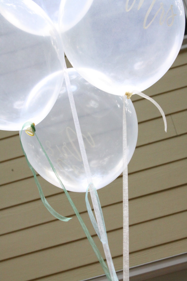 Balloon Tails Set of 5 | Etsy