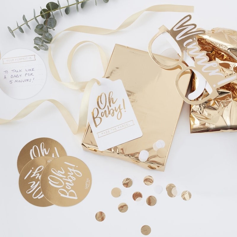 Gold Baby Balloon Script Letter Balloons for a Baby Shower | Etsy