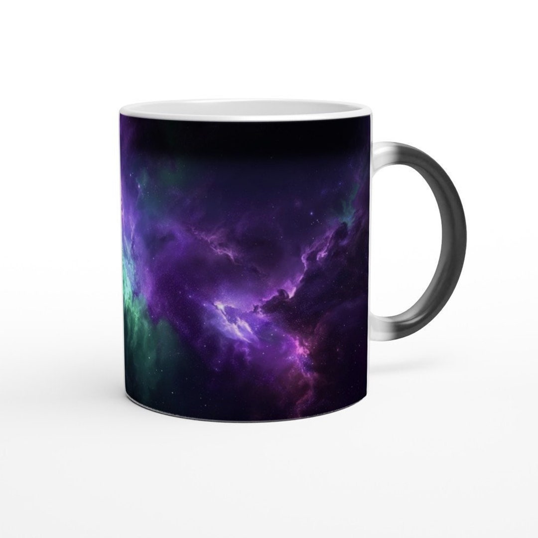 Color Changing Galaxy Mug: Heat Activated Starry Sky Coffee Cup - Etsy