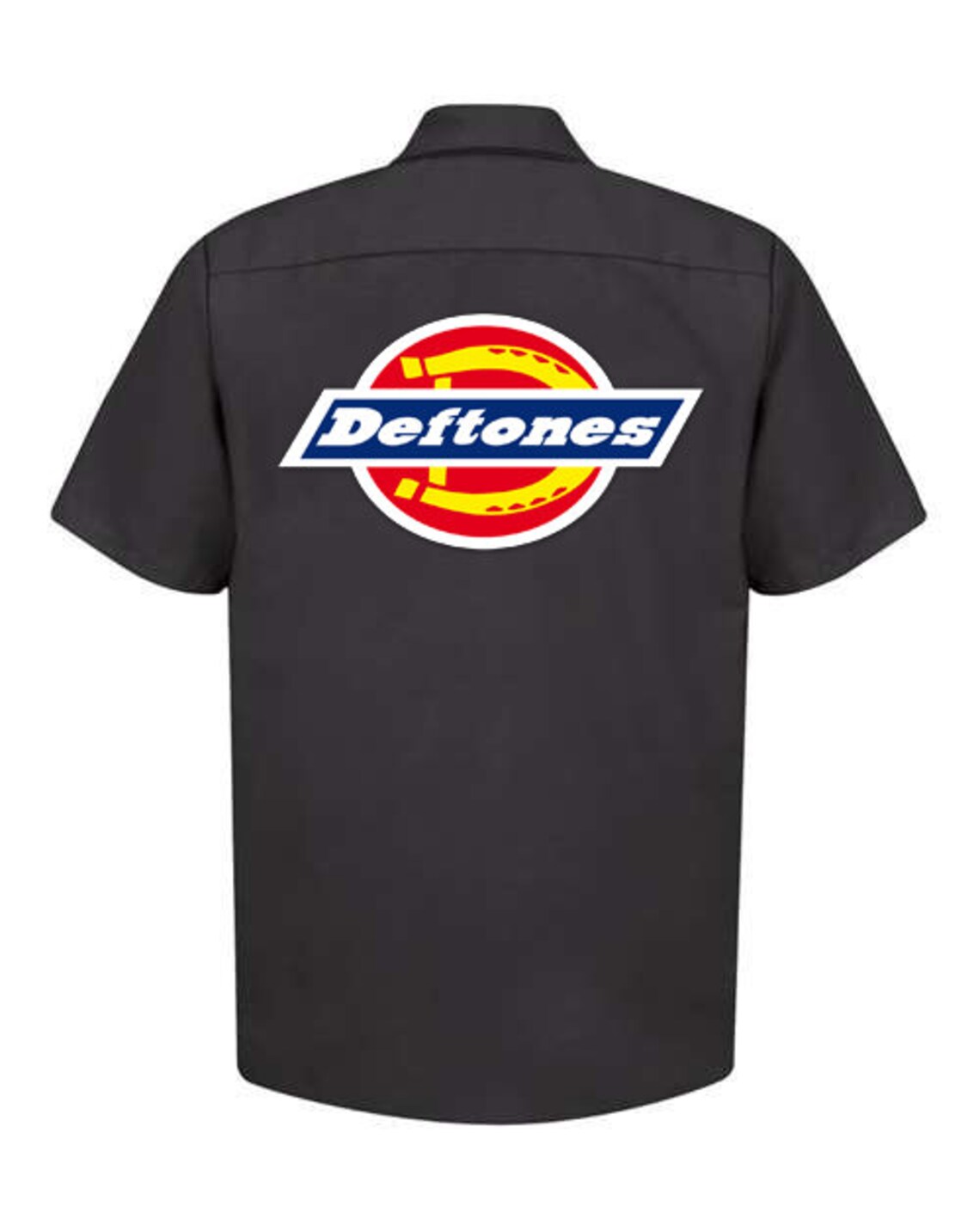 Deftones Custom Embroidered Work Shirt Concert Shirt - Etsy