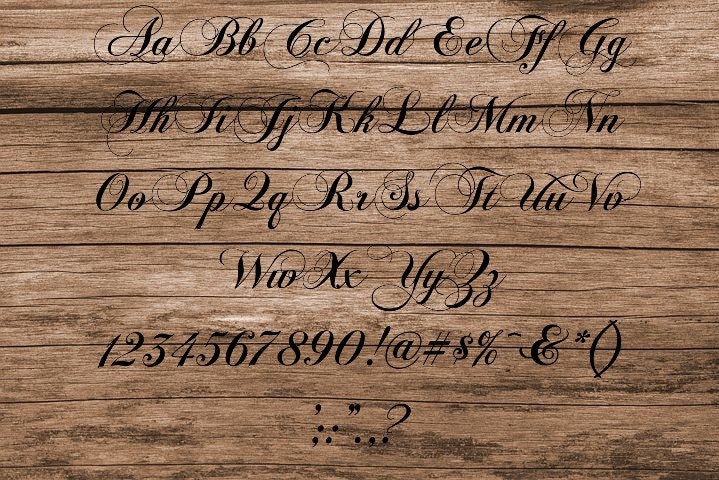 CHOPIN SCRIPT FONT Svg Eps Ai Png Files for Cricut, Silhouette Cameo ...