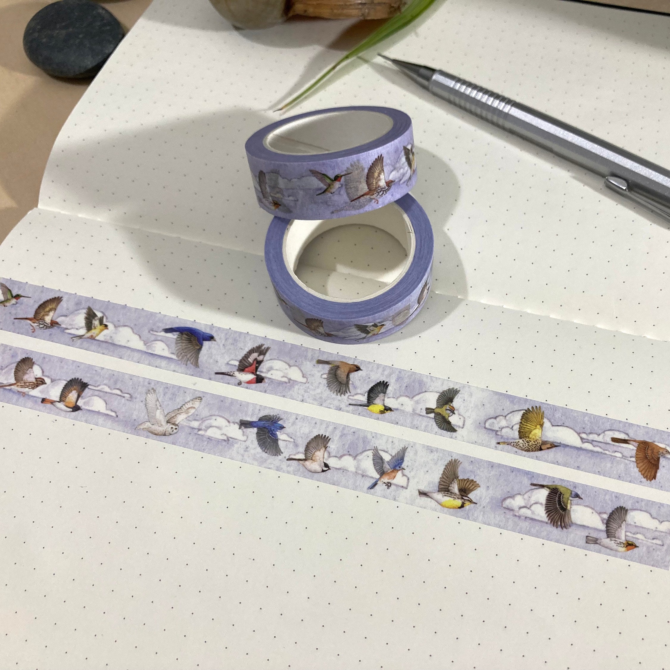 Birds in Flight Washi Tape - Etsy
