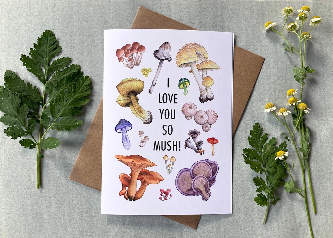 I Love You so Mush Valentines Card - Etsy