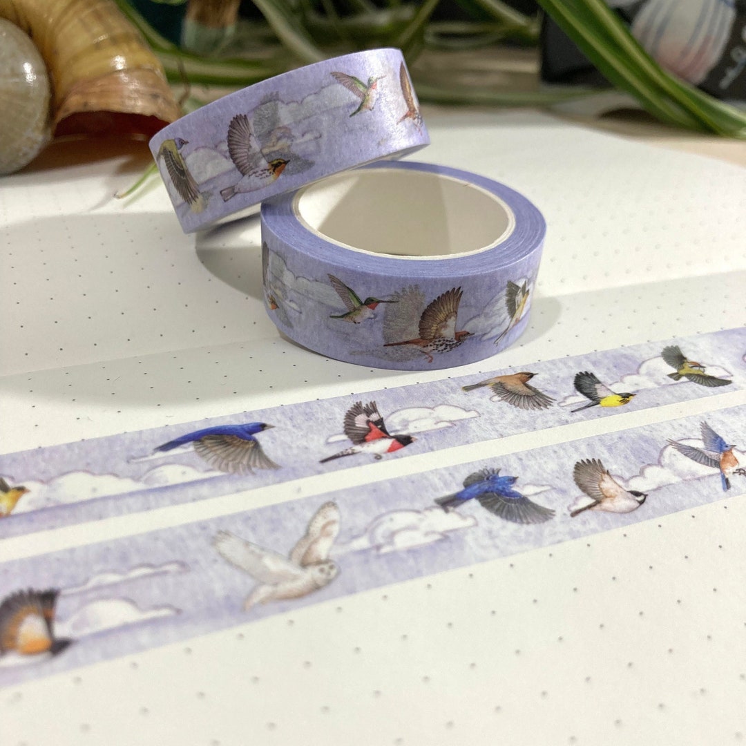 Birds in Flight Washi Tape - Etsy