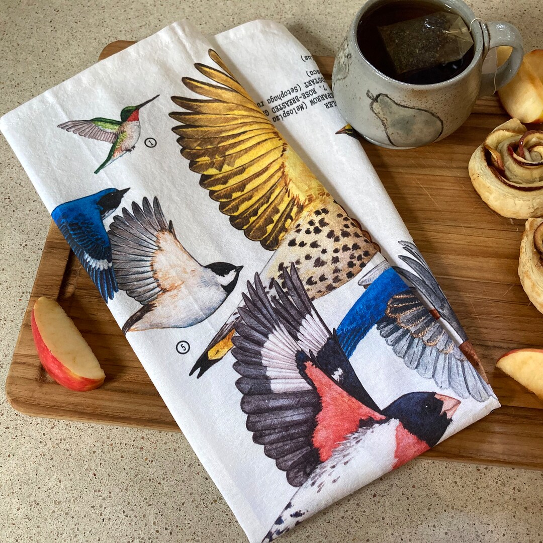Birds of A Feather Flour Sack Tea/dish Towel - Etsy