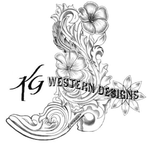 4 Western Filigree Design Bundle Pack, Bucking Horse, Colt 45, Cow ...