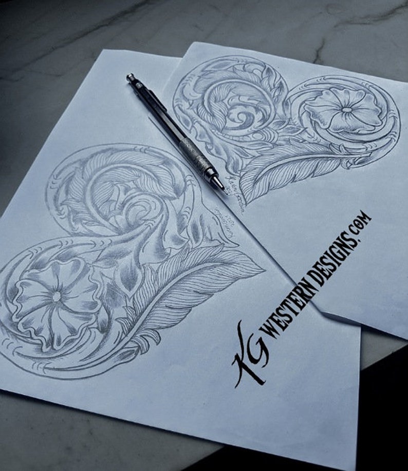 Pack of Two Filigree Heart Shape Designs Floral Feathers Carving ...