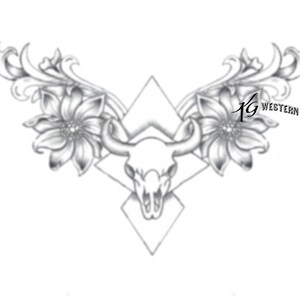 Leather Tooling Element -flowers and Vines-western-cowskull Aztec ...