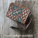 Western Cross-vines-leather Tooling Design Pattern - Etsy