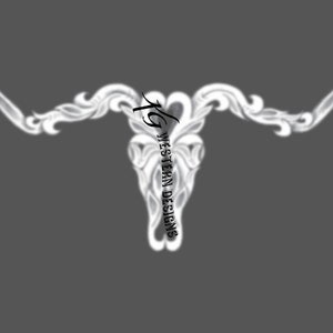 5 Western Filigree Design Bundle Pack, Boot, Cow Skull, Colt 45, Horse ...