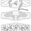 Western Scrollwork-vines-leather Tooling Tracing Design Pattern - Etsy