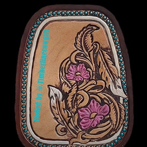 Feather-flowers-vines #5 Leather Tooling Tracing Design Pattern - Etsy