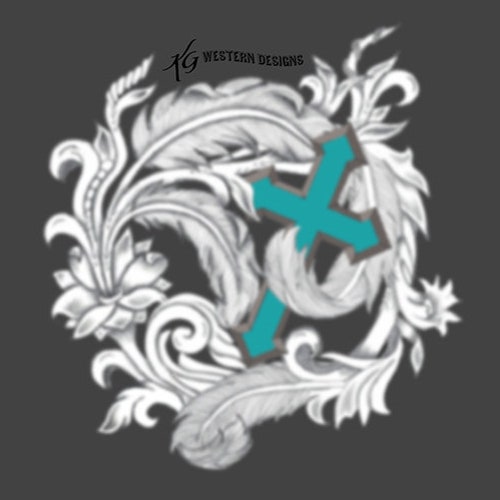 Feathers Round Tooling Pattern - Etsy