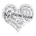 Pack of Two Filigree Heart Shape Designs Floral Feathers Carving ...