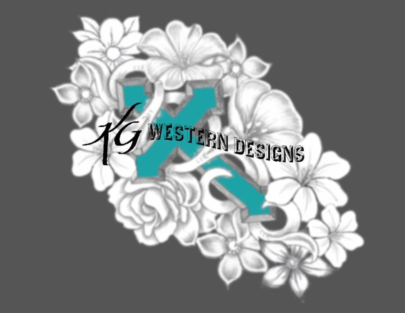 Western Cross, Floral Patch-vines-leather Tooling Design Pattern - Etsy