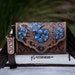 Leather Tooled Bifold Wallet Clutch Pattern Template With Fringe PDF ...