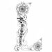 Letter L Leather Tooling Feathers-vines & Sunflowers Filigree Tracing ...